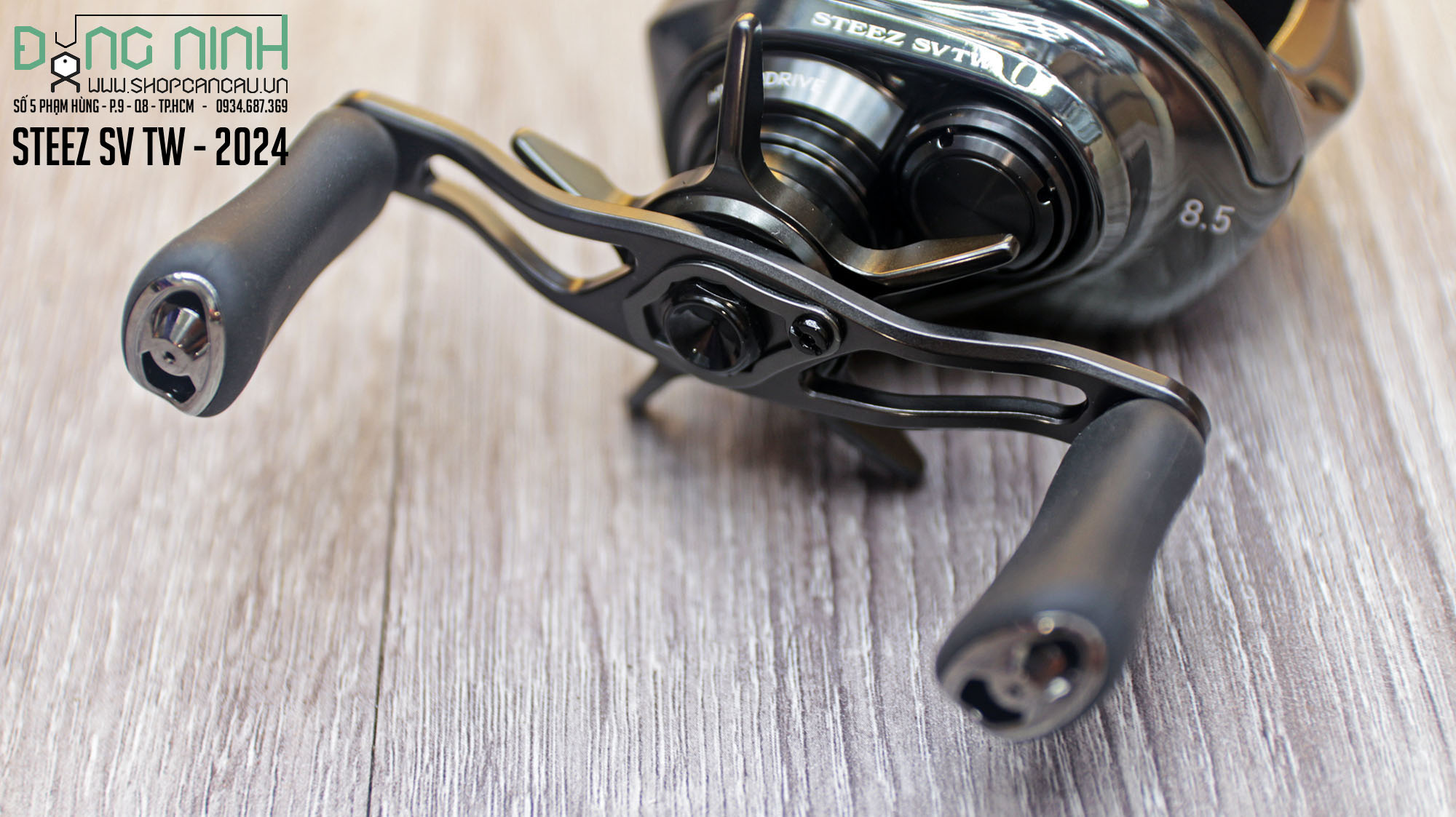 Máy ngang Daiwa Steez SV TW - 2024 - siêu phẩm Made in Japan